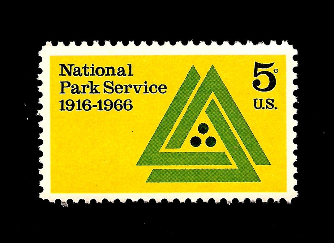 10 National Parks Postage Stamps - Pack of (10) Vintage (issued in 1966 ...