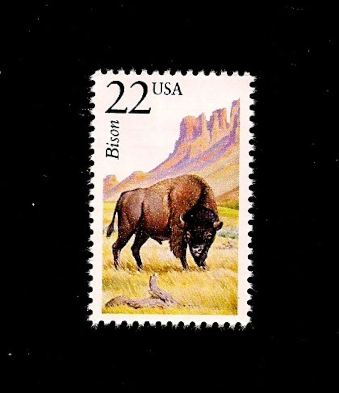 10 Bison Pack of 10 Vintage issued in 1987 North American Wildlife ...
