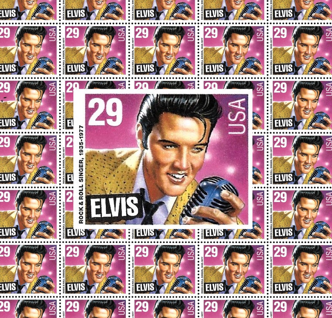 40 Elvis Presley Full Original Sheet of 40 Vintage issued - Etsy
