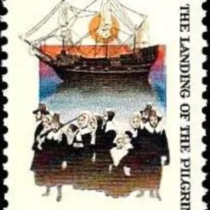 10 Pilgrims Landing Postage Stamps - Pack of (10) Vintage (issued in ...