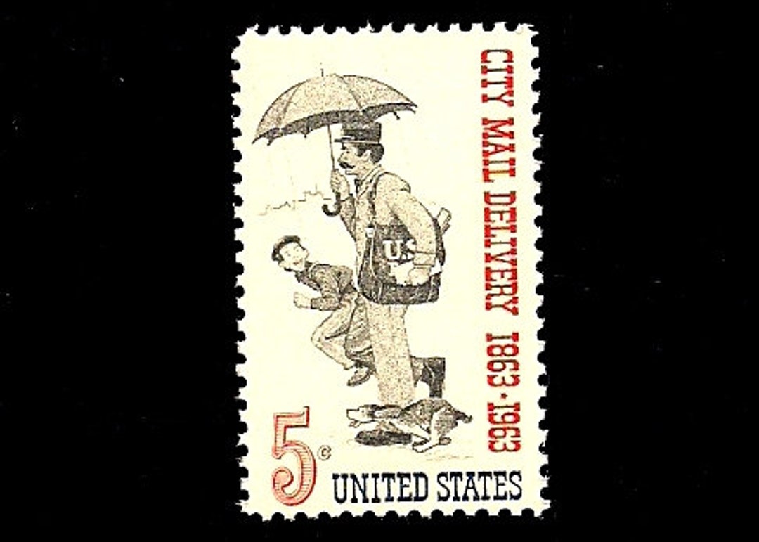 10 City Mail Delivery - Pack of (10) Vintage (issued in 1963) Unused ...