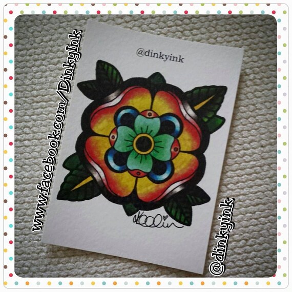 Traditional Mandala Tattoo Flash