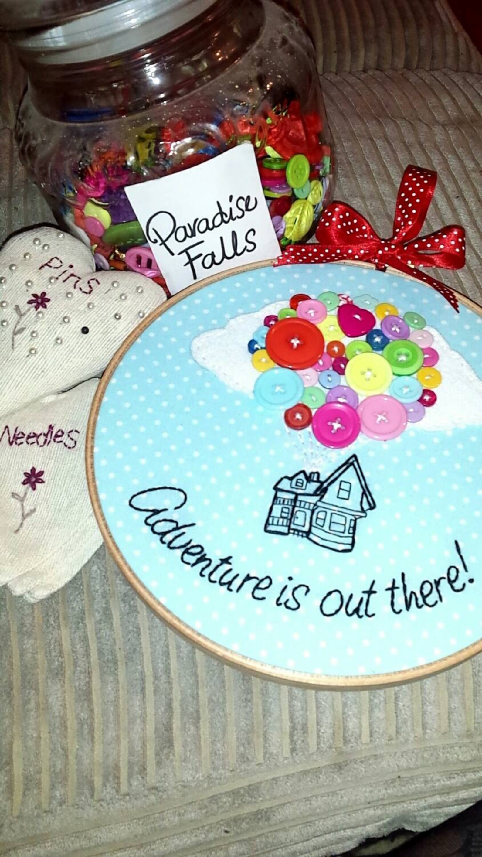 Disney Pixar UP Inspired Wall Hanging Embroidery Hoop - Etsy