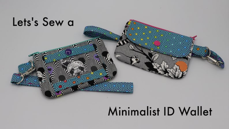 Minimalist ID Wallet PDF Pattern Instant Download With SVG - Etsy