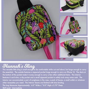 Hannah's Sling PDF Sewing Pattern Instant Download With Step-by-step ...