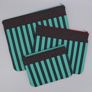 Double Zip Trio With Clear Pocket PDF Sewing Pattern and SVG Files ...