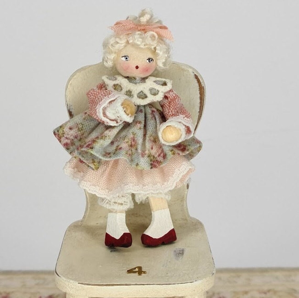 MISS. NOMI Funny Wooden Doll Articulated and Hand Painted - Etsy