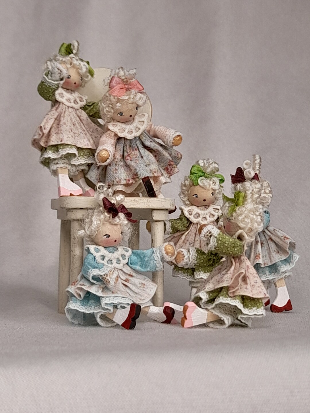 MISS. NOMI - Funny Wooden Doll, Articulated, and Hand Painted ...