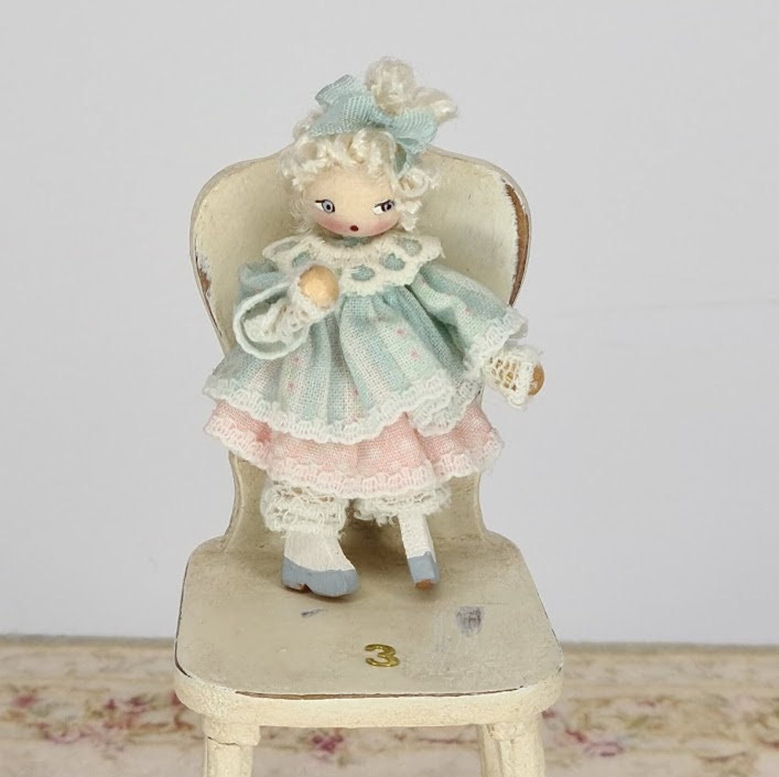 MISS. NOMI Funny Wooden Doll Articulated and Hand Painted - Etsy