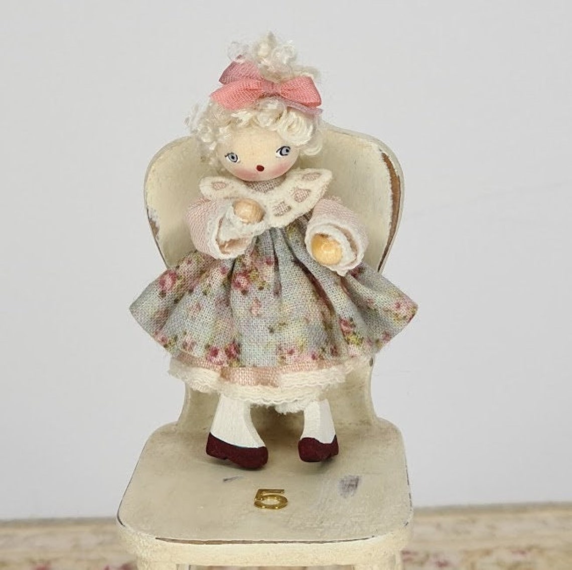 MISS. NOMI Funny Wooden Doll Articulated and Hand Painted - Etsy