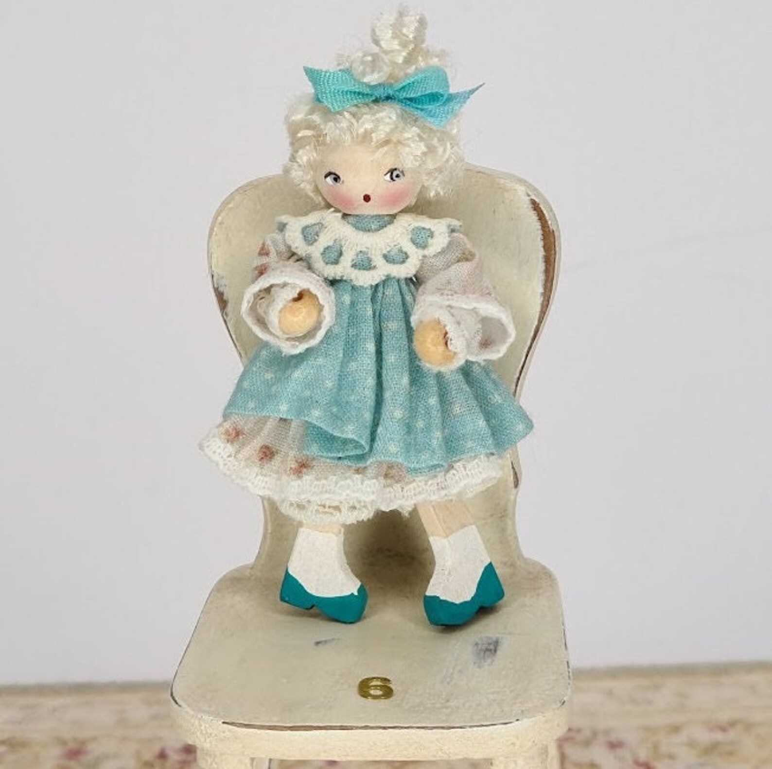 MISS. NOMI Funny Wooden Doll Articulated and Hand Painted - Etsy