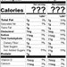 Nutrition Facts Standard Format Template FDA Nutrition Facts Label for ...