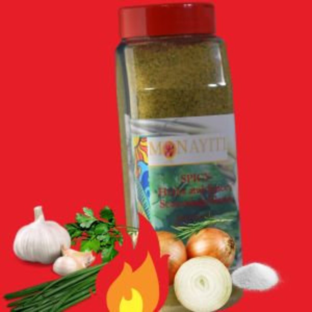 Authentic SPICY Epis Haitian Style Seasonings, Creole Spice Blend, Meat ...