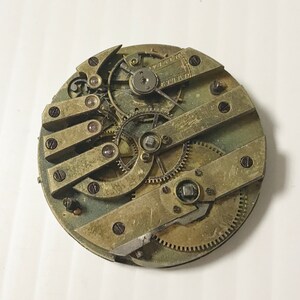 E903 Antique Jules Mathey Complete Watch Movement for Parts or Repair ...
