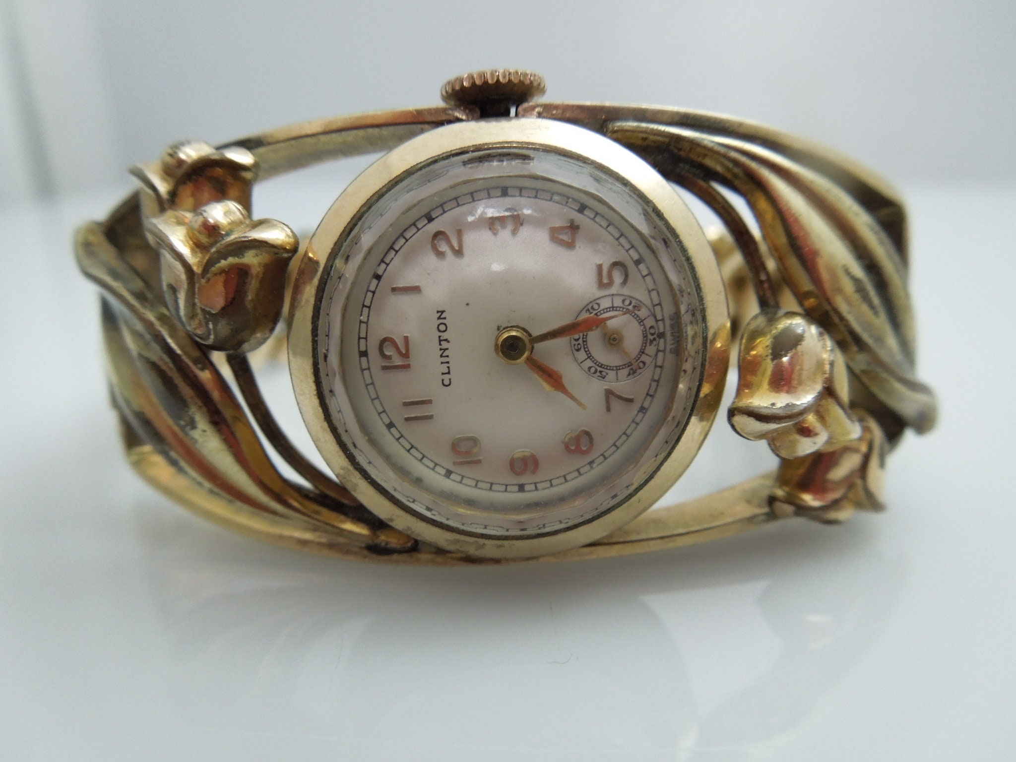 G789 Ladies Vintage Gold Filled Clinton Mechanical Wristwatch - Etsy UK