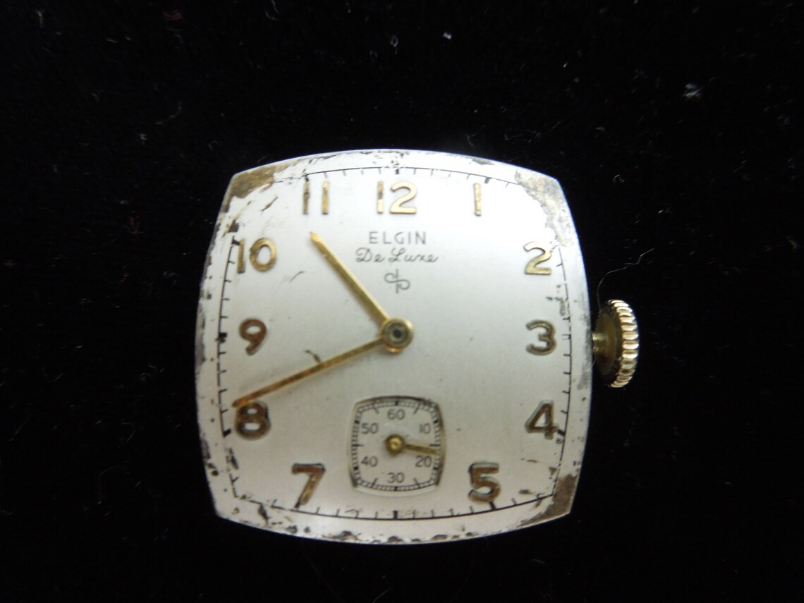 G314 Classic Elgin De Luxe Unisex Watch 10kt Gold Filled | Etsy