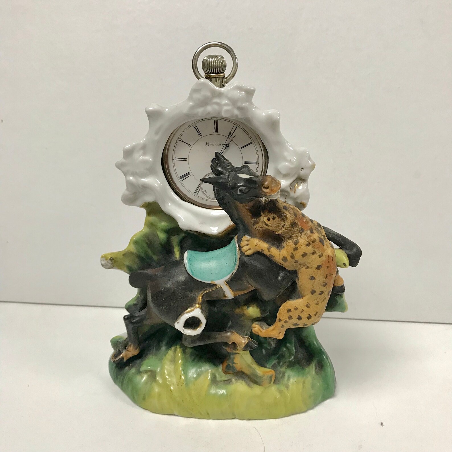 F285 Vintage Ceramic Pocket Watch Holder Stand Case Collectible - Etsy