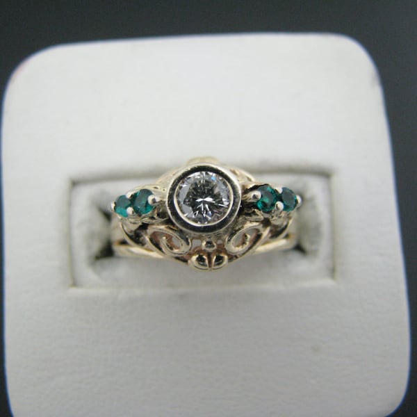 4k Diamond Ring - Etsy