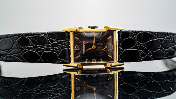 C567 Vintage Handsome Gent's Wittnauer Watch in 14k Y… - Gem