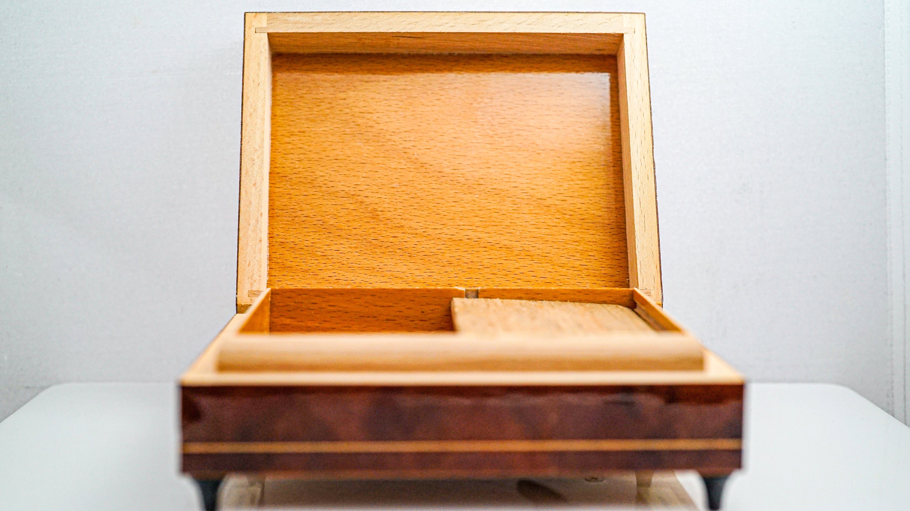 K536 Beautiful Vintage Italian Music Box With Inlay Wood - Etsy