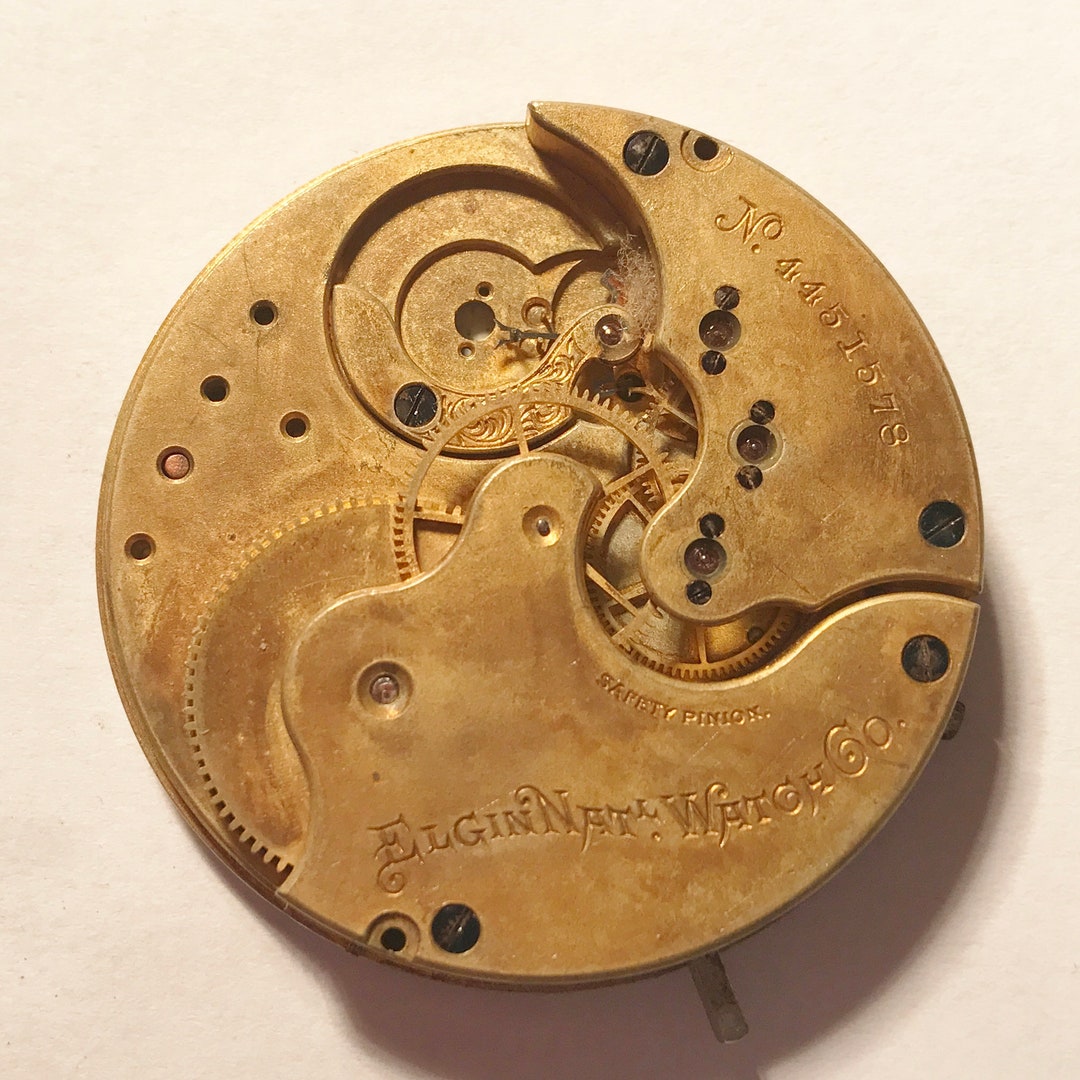 E894 Antique Elgin Watch Movement for Parts or Repair - Etsy