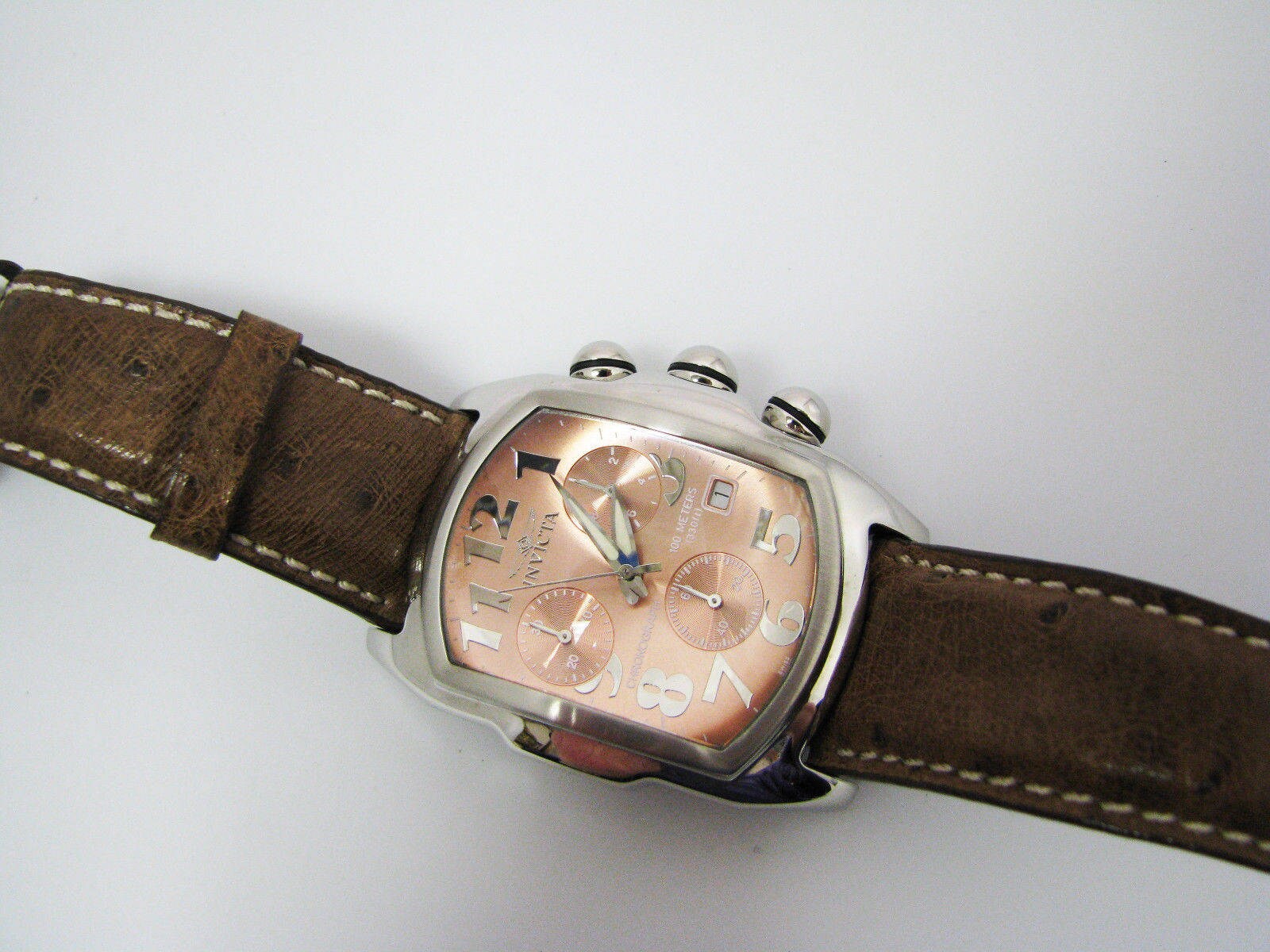 C560 Nice Stainless Chronograph Lupah Collection Invicta With Date ...