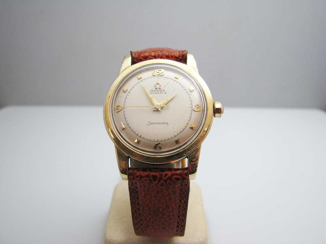 B302 Men's Gold Tone Omega Wristwatch - Etsy