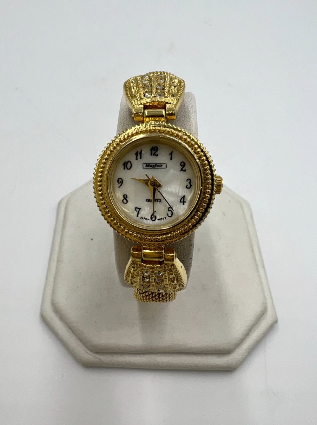 T637 Mayfair Ladies Gold Tone Wrist Watch - Etsy