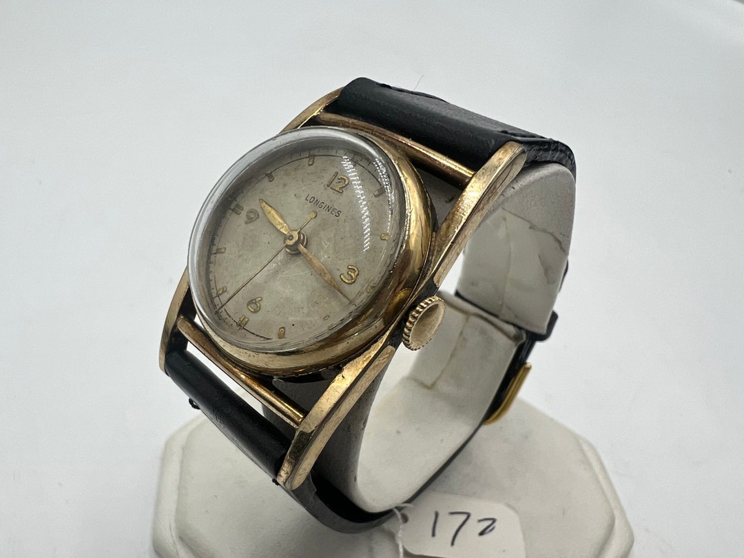 U096 Longines 1940s 10L Movement Gold Tone Wristwatch - Etsy