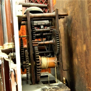 C015c Antique Working Early American Wood Works S.hadley Tall ...