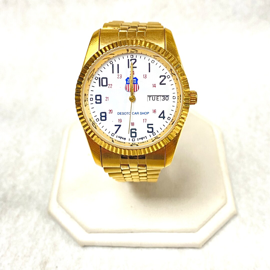 U436 Vintage Japan Mov't Quartz Stainless Steel Back Water Resistant ...