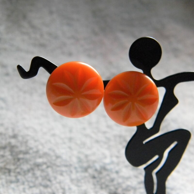Orange Bakelite - Etsy