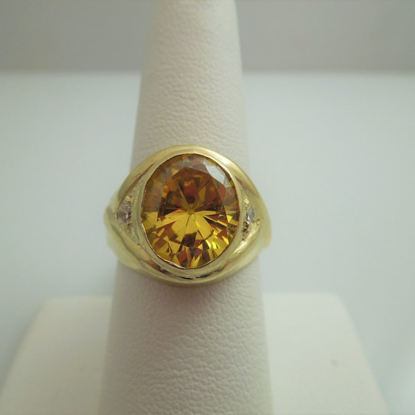 Yellow Topaz Ring - Etsy