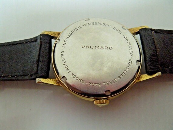 s232 Vintage VOUMARD 17 Jewels In CABLOC Men's Watch … - Gem