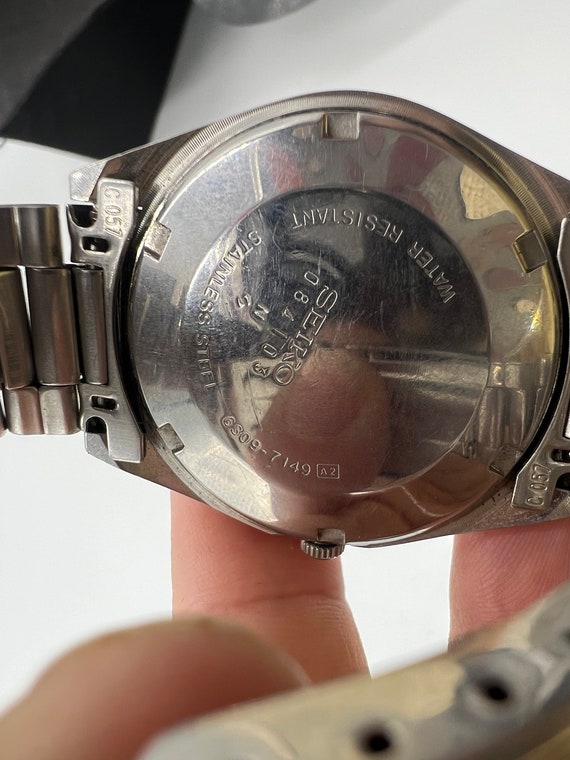 t965 Seiko Automatic Day Date "Field Watch" Mid 80s 1… - Gem