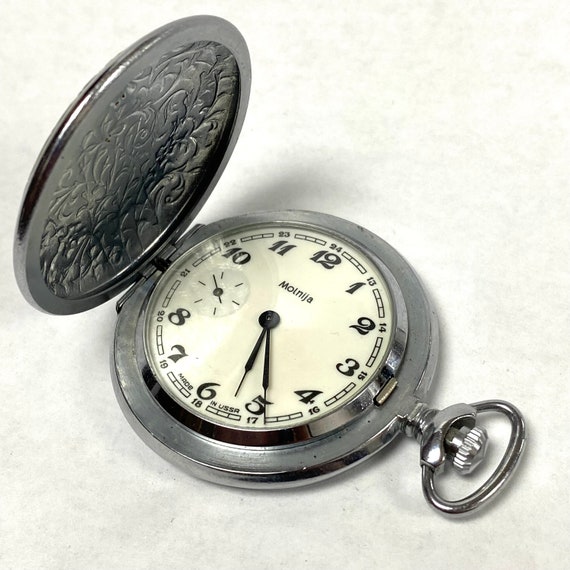 Mechanical Molnija Vintage Pocket Watch Marnna - Gem