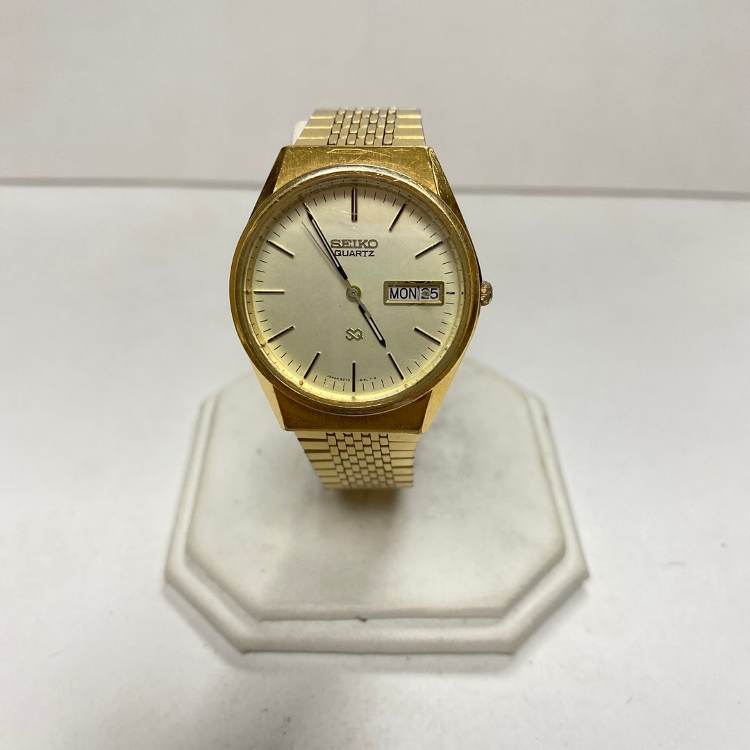 M213 Seiko Quartz Japan Water Resistant Stainless Steel Unisex Men's ...