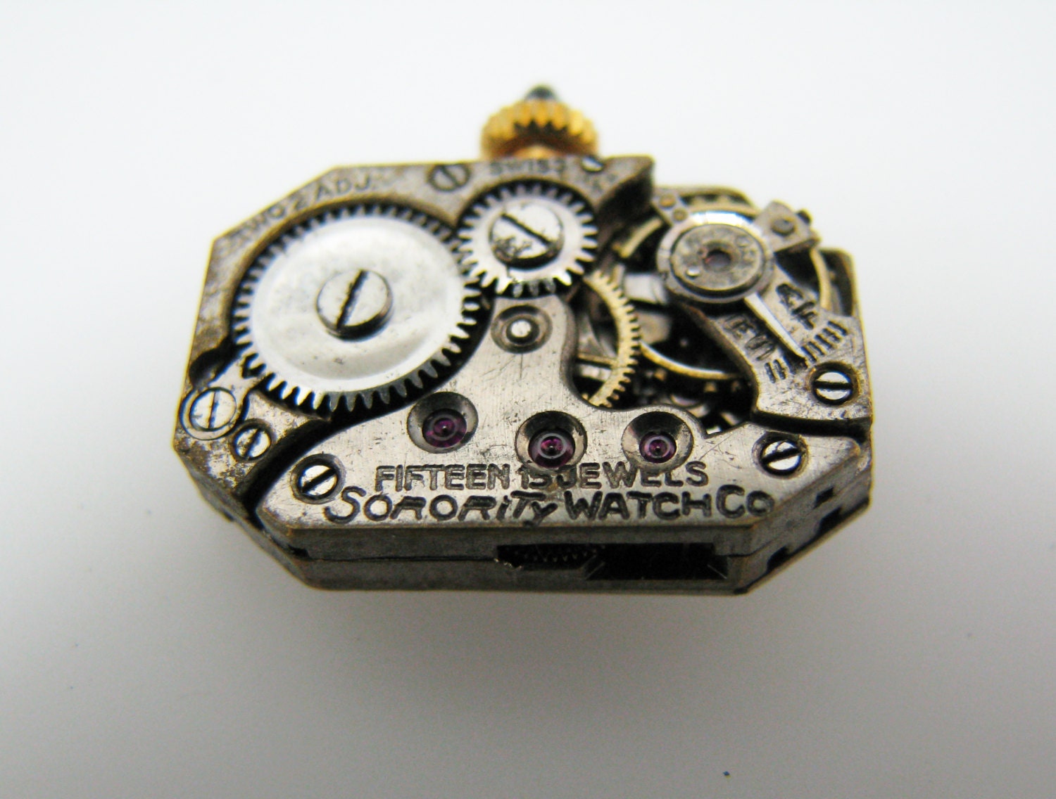 C555 Vintage Enameled Ladies watch in 18k Yellow Gold by | Etsy