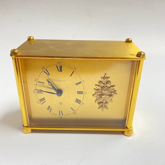 F494 Vintage Bucherer Swiss Made Shelf Alarm Clock Lara's | Etsy
