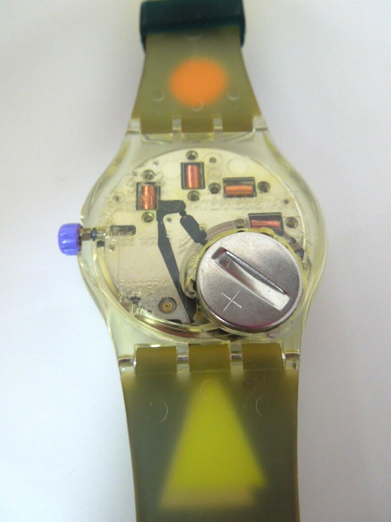 S492 Swatch Original Wrist Stop Watch 1993 Movimento SSK102 New Battery ...