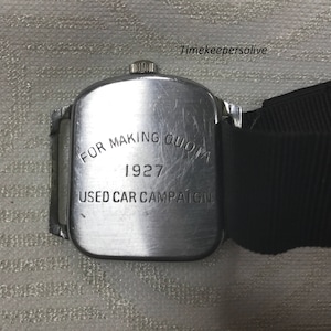 A050 Vintage Rare Collect 1927 Chevrolet "quota Award" Radiator Wrist ...