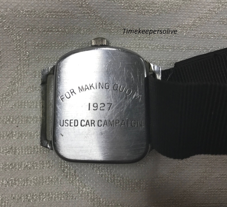 A050 Vintage Rare Collect 1927 Chevrolet "quota Award" Radiator Wrist ...