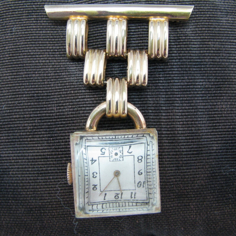 Antique Lapel Watch - Etsy