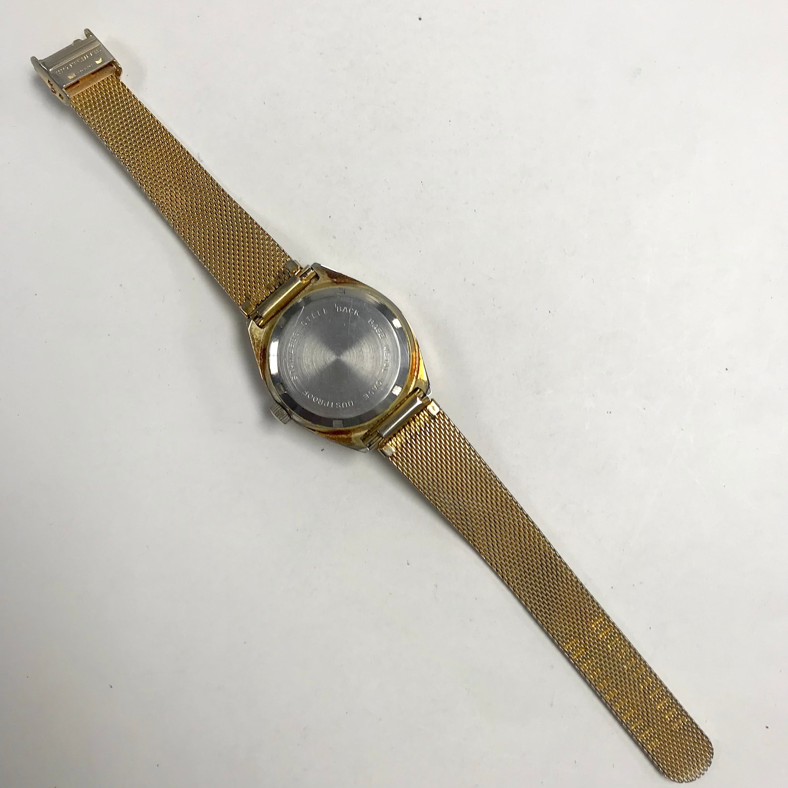 F432 Vintage Bolivia Electra Mechanical Men's Wrist Watch Gold Silver ...