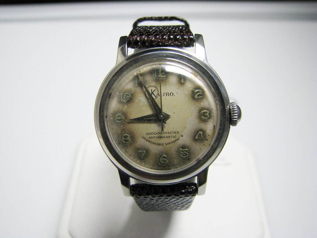 H020 Unique Kaltron Shockprotected Mechanical Hand Wind Watch - Etsy