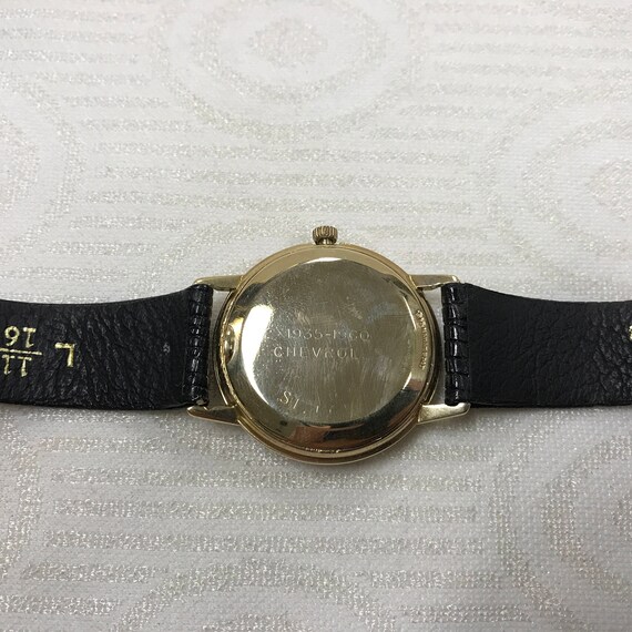 a146 Vintage Elgin Chevrolet 14K Gold Mechanical Han… - Gem