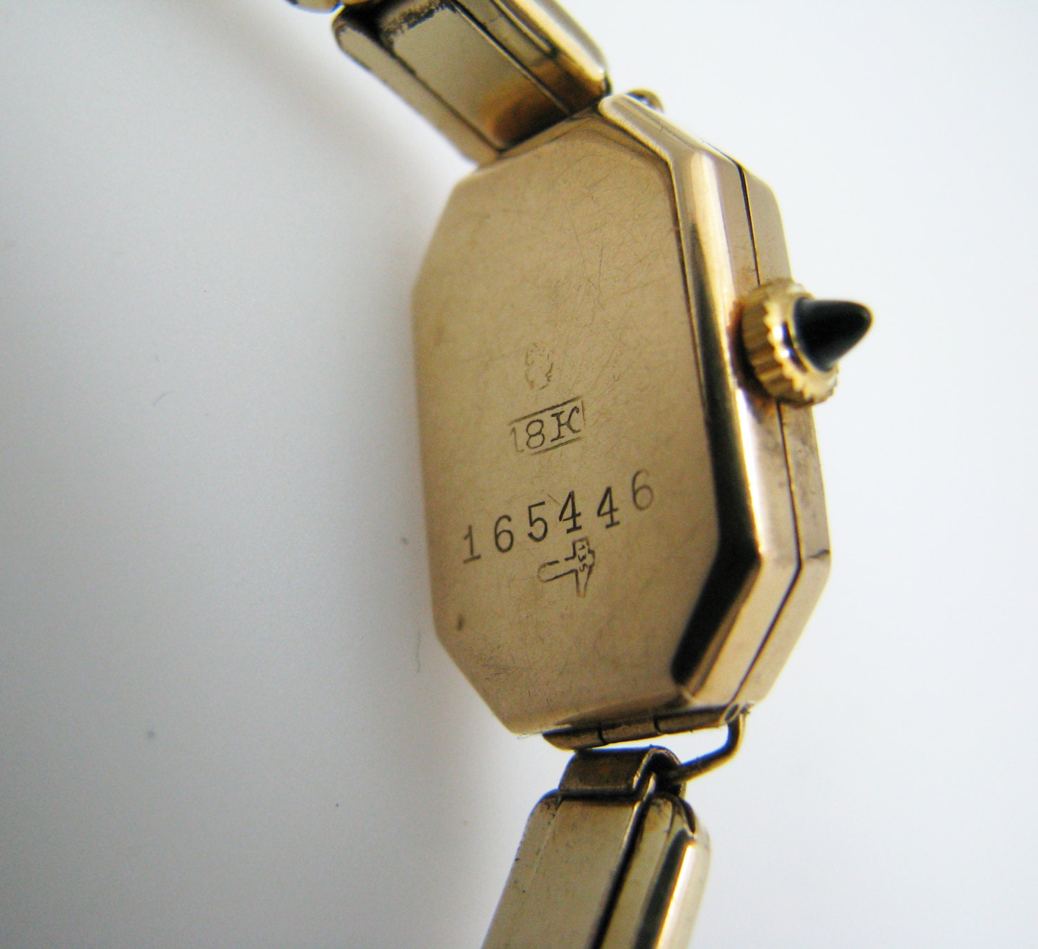 C555 Vintage Enameled Ladies watch in 18k Yellow Gold by | Etsy