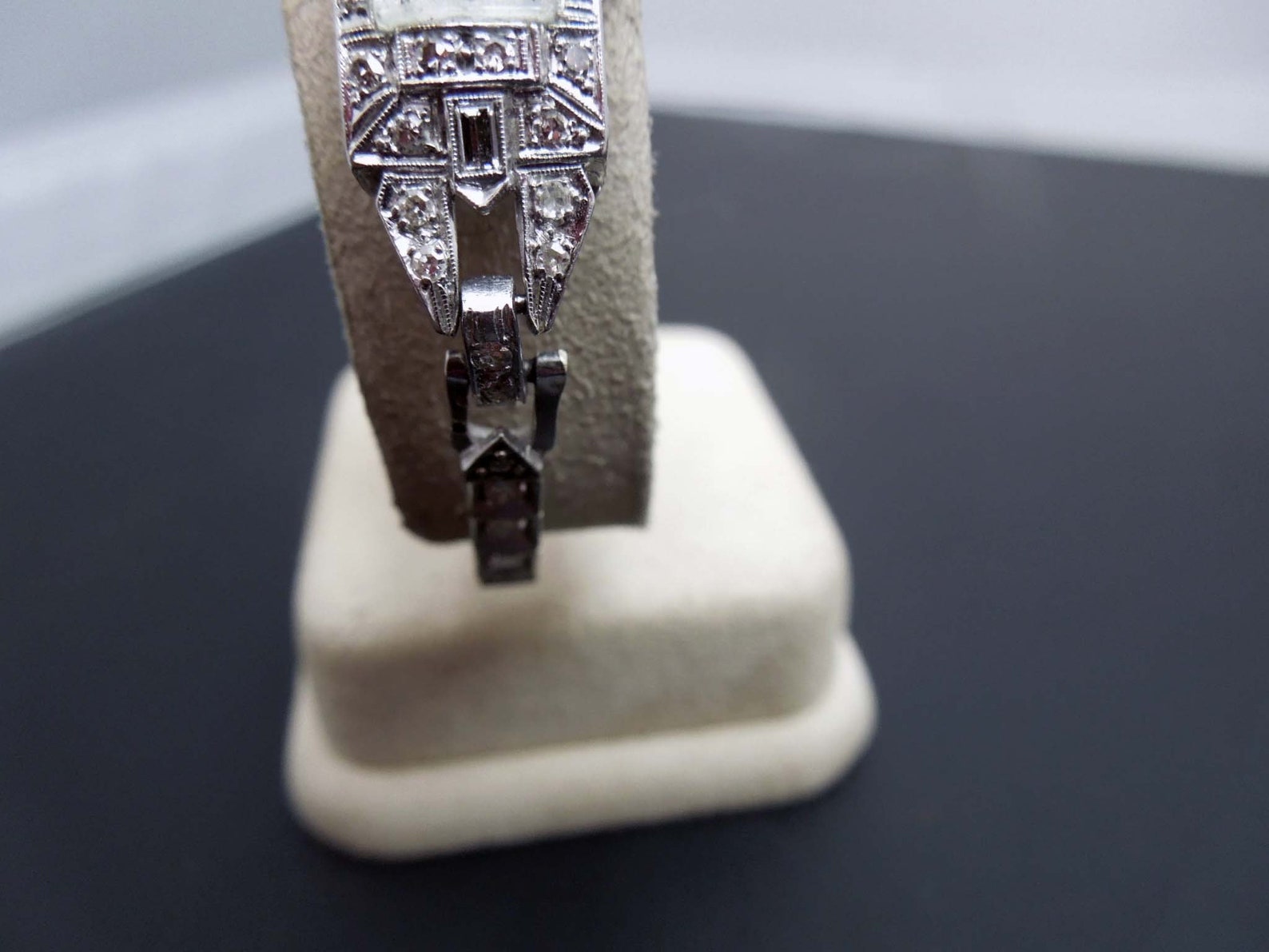 H504 Gorgeous Vintage Platinum 1930s Perfine Diamond Watch 14k Band - Etsy