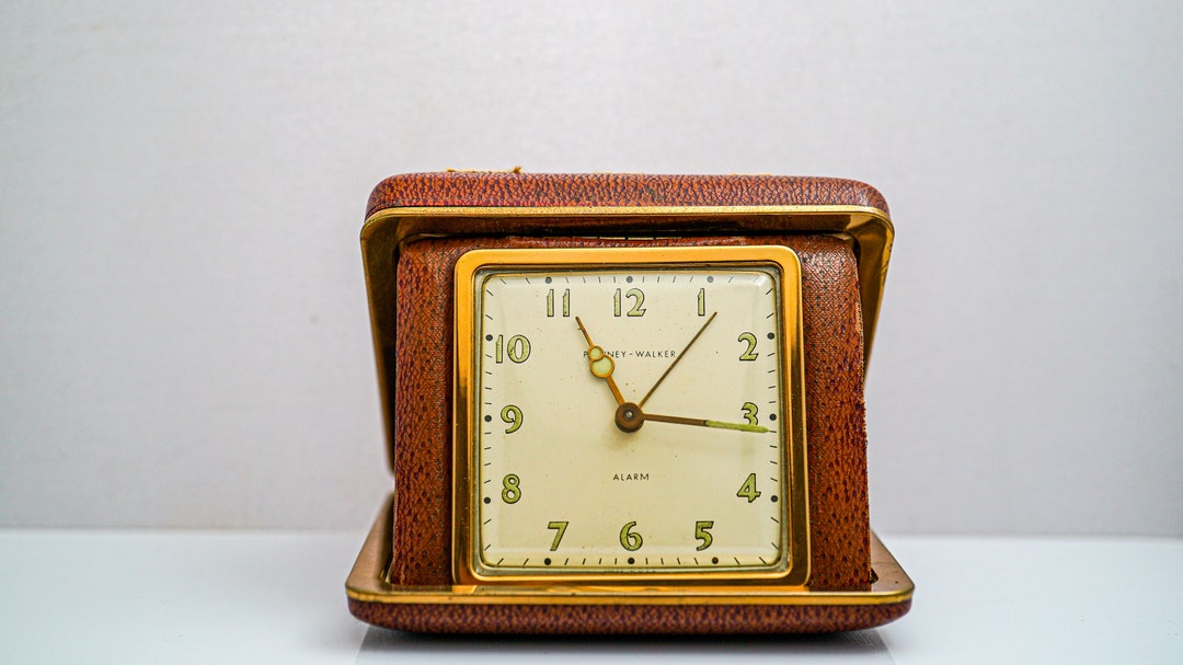 K350 Vintage Phinney Walker Folding Travel Alarm Clock - Etsy