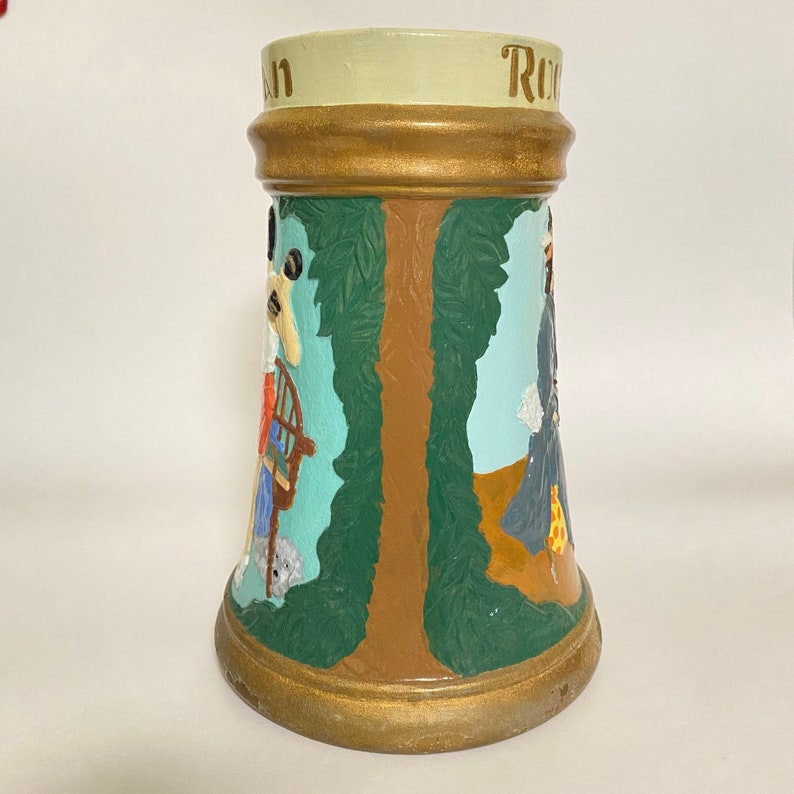 F540 Vintage Norman Rockwell Beer Stein Cup Saturday Evening | Etsy